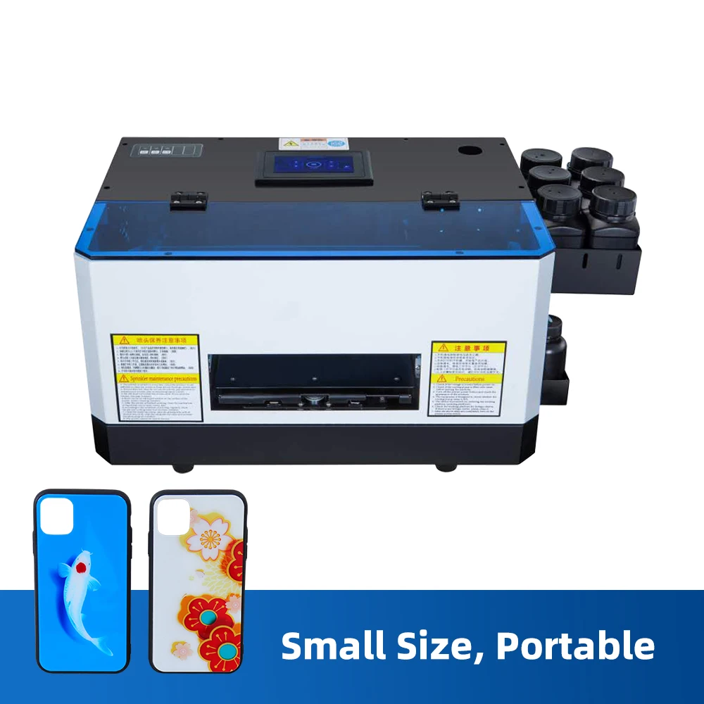Small Mini A5 Uv Flatbed Printer A5 Uv Printer Print On Tpu Phone Case ...