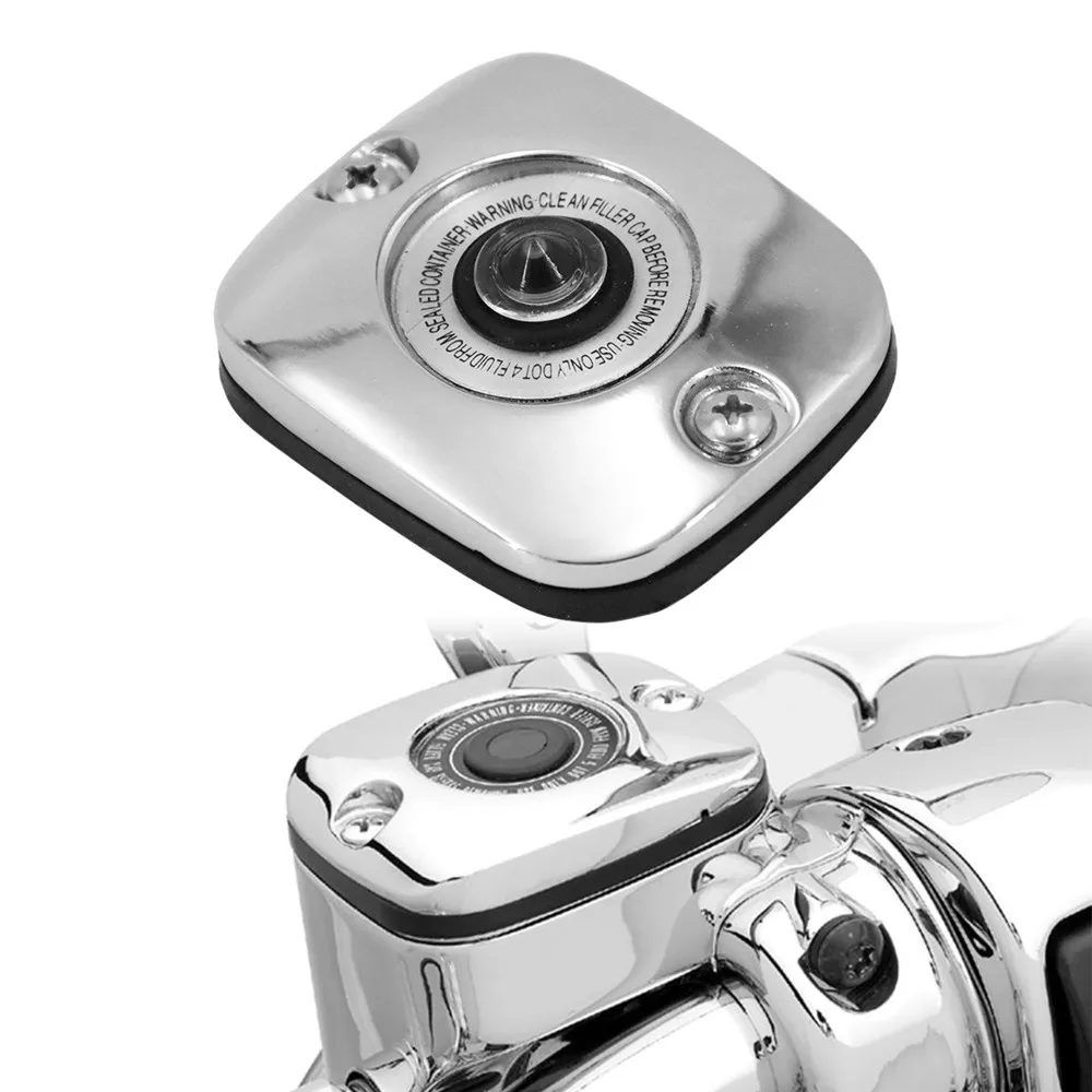 Online Best Choice Chrome Rear Brake Master Cylinder Cover W Gasket