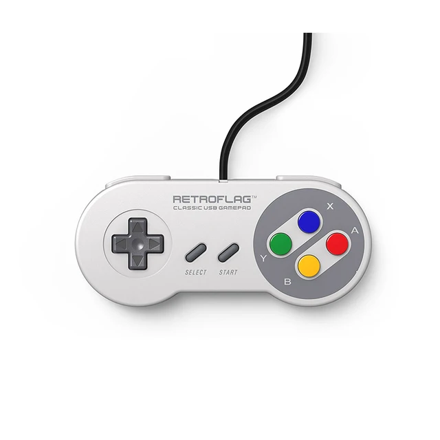 Retroflag-SuperPi Classic Wired USB Gamepad, Game Gaming Acessórios, Controlador para Raspberry ...