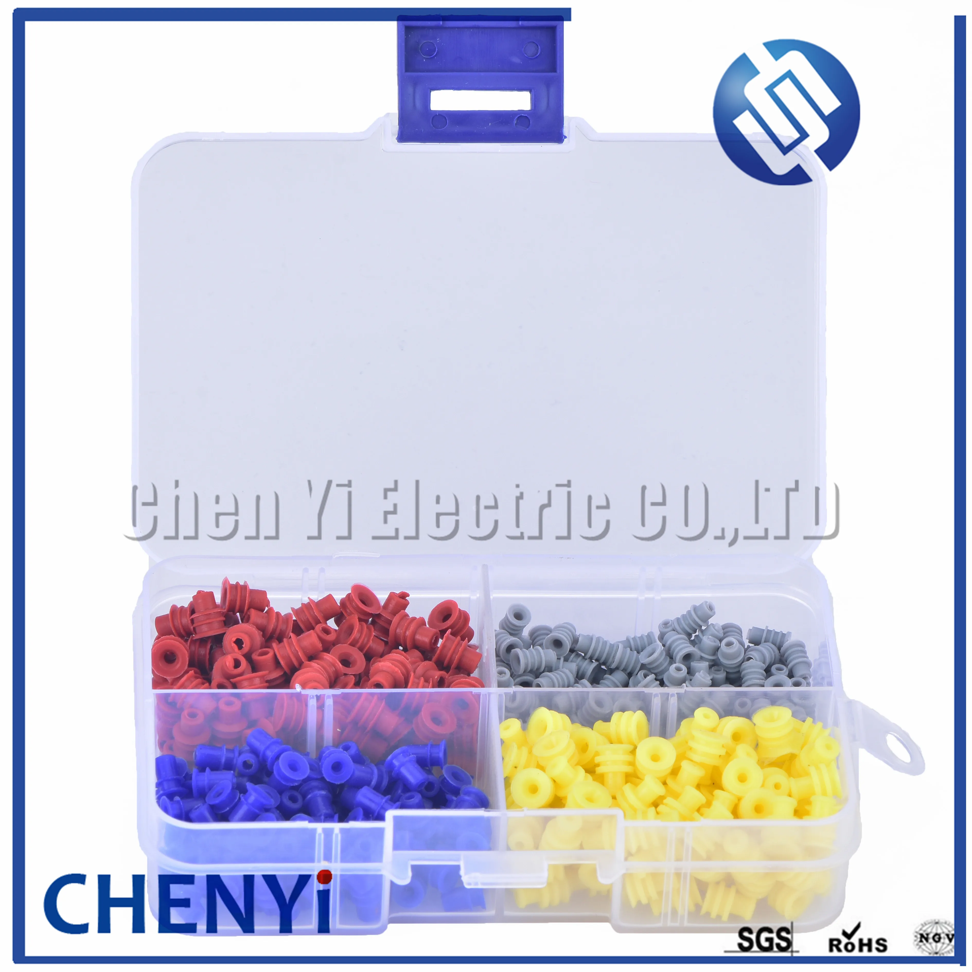 400 pcs Sealed 1.5mm 3.5mm connector rubber seal silicone cable wire ...