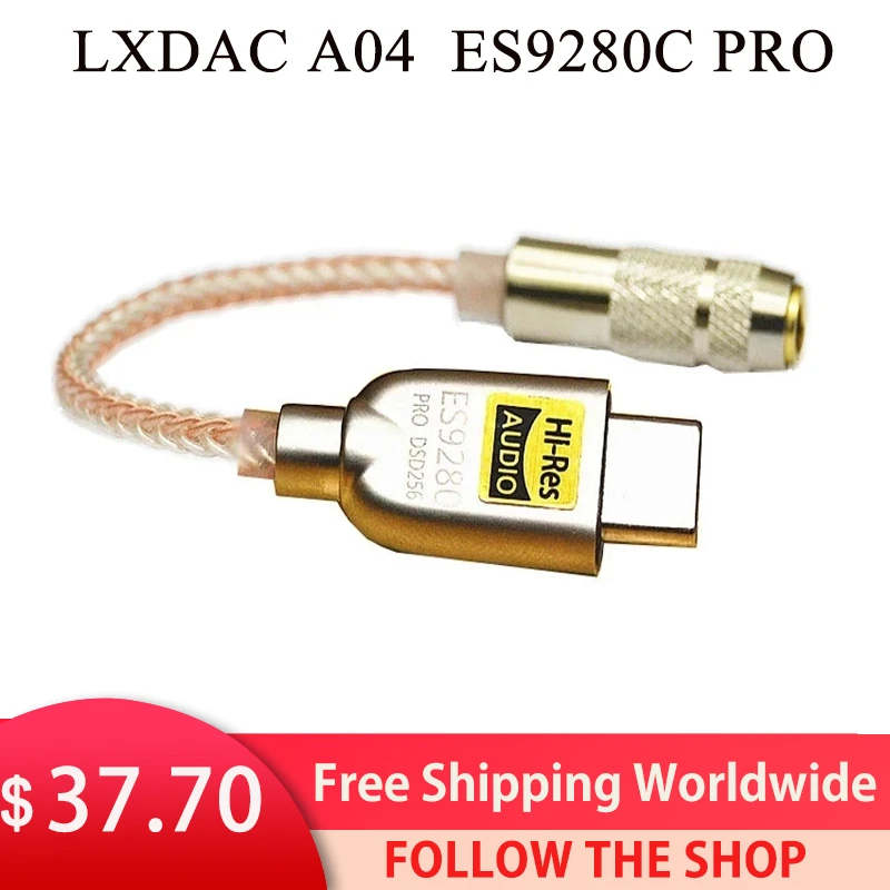 Lxdac A04 Portable Es9280c Pro Headphone Amplifier 600ω Ess Hpa Dsd 128 Usb Type C Dac Amp For ...