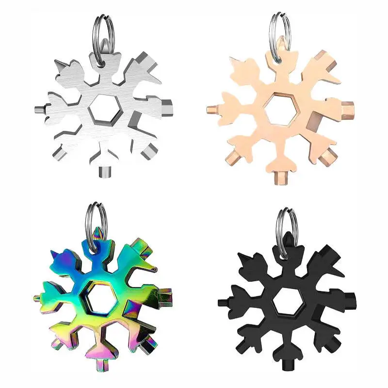 Multipurpose Tool Keychain | Key Screwdriver Keychain | Snowflake ...