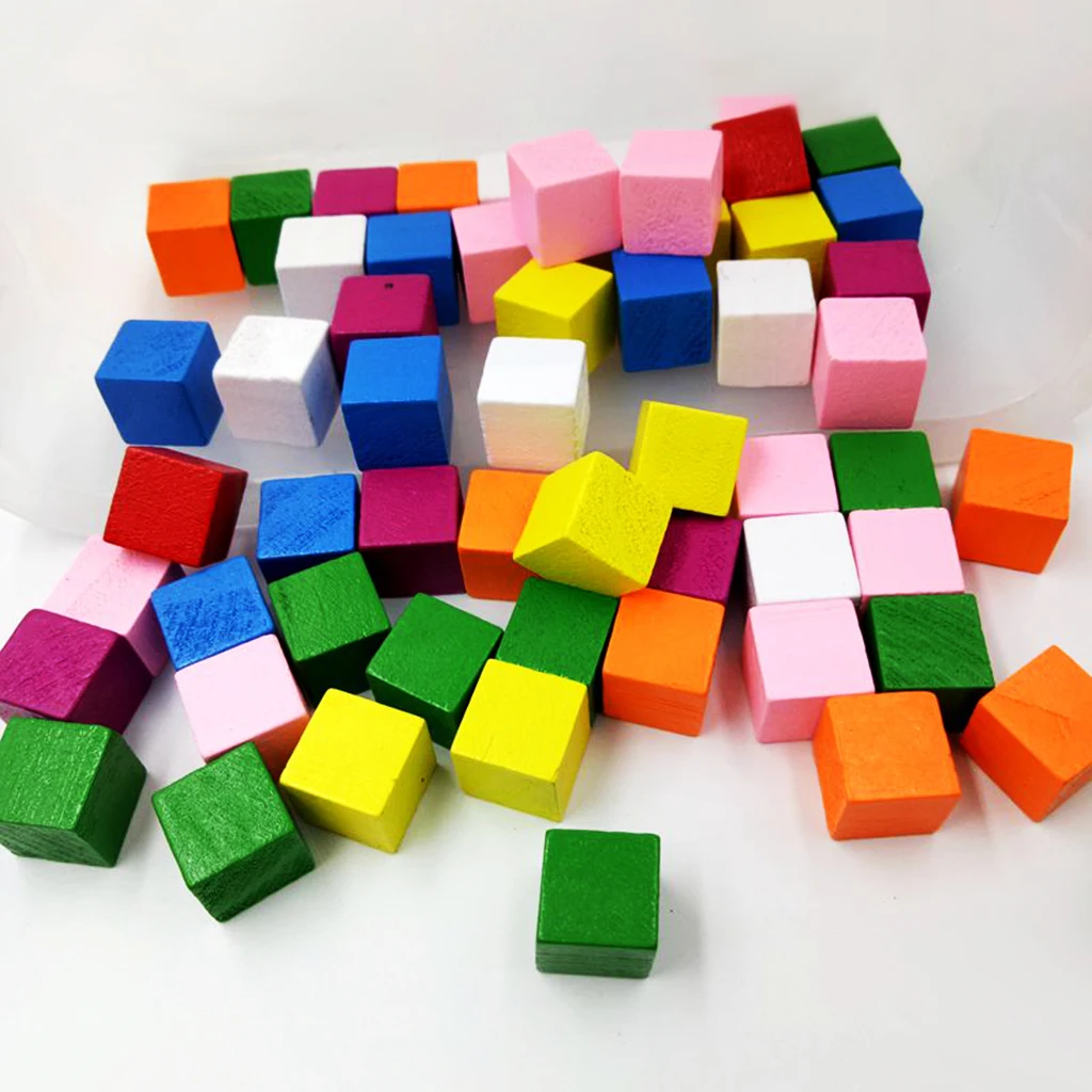 50-Pieces-Assorted-Wooden-Shapes-Blocks-Cube-Embellishments-for-Kids ...