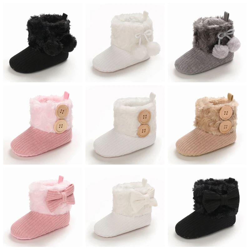 Winter-Snow-Boots-For-Newborn-Baby-Girls-Booties-Keep-Warm-Plush-Inside ...