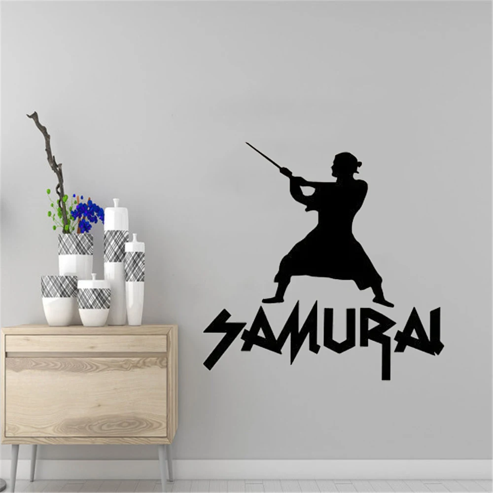 Japanese-Samurai-Wall-Decal-Swords-Martial-Arts-Vinyl-Sticker-Decal ...