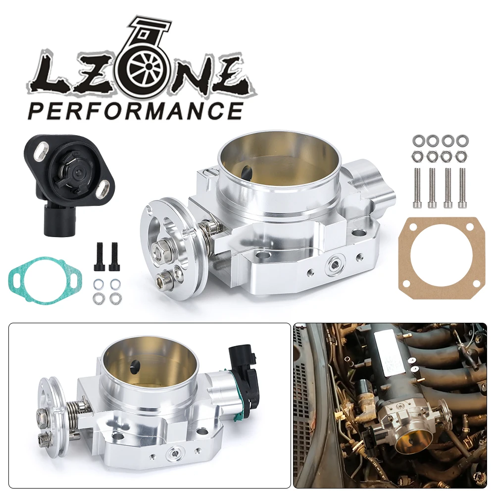 Lzone - 70mm Throttle Body + Tps Throttle Body Position Sensor For ...