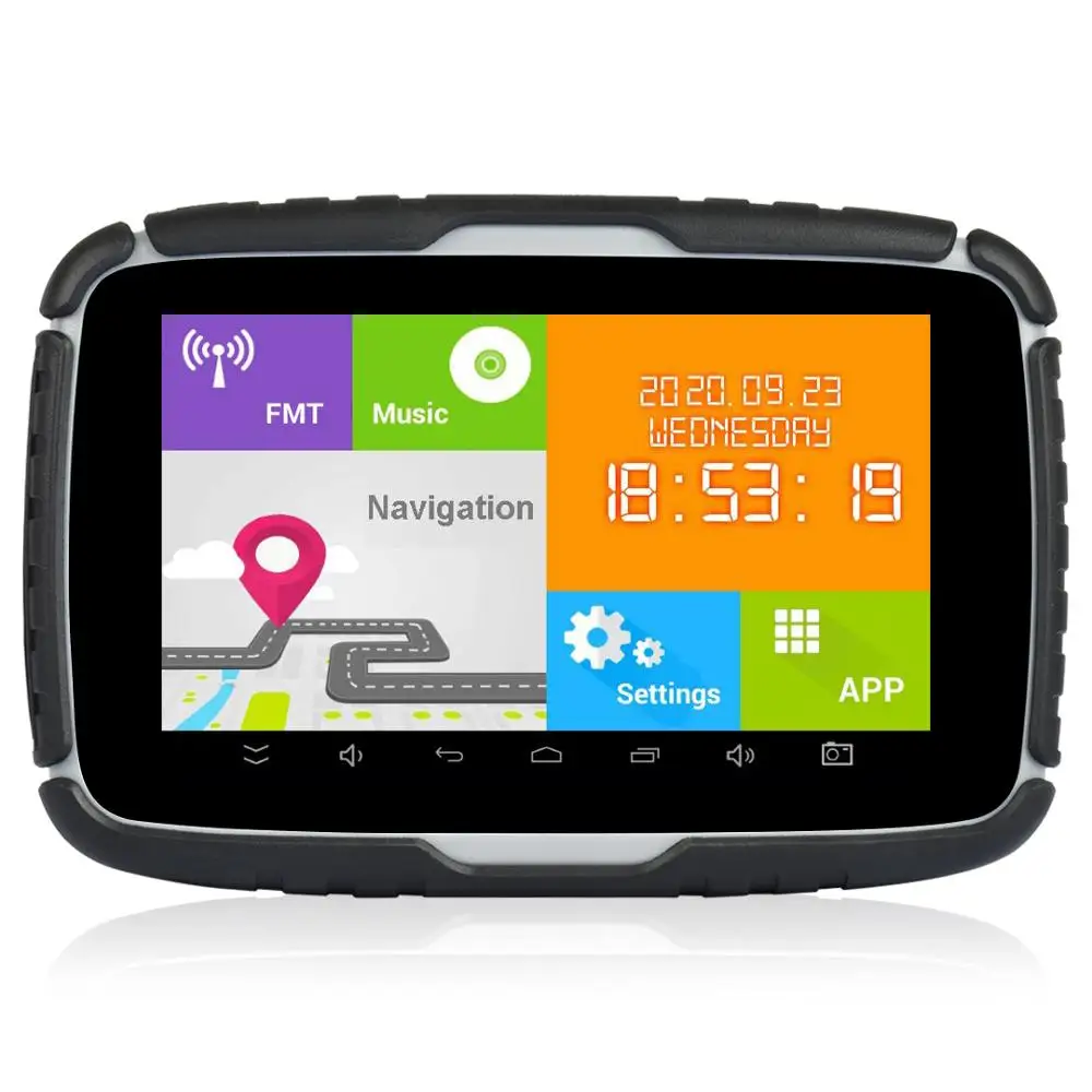 Fodsports 5 inch Motorcycle GPS Navigation Android 6.0 Wifi Waterproof ...