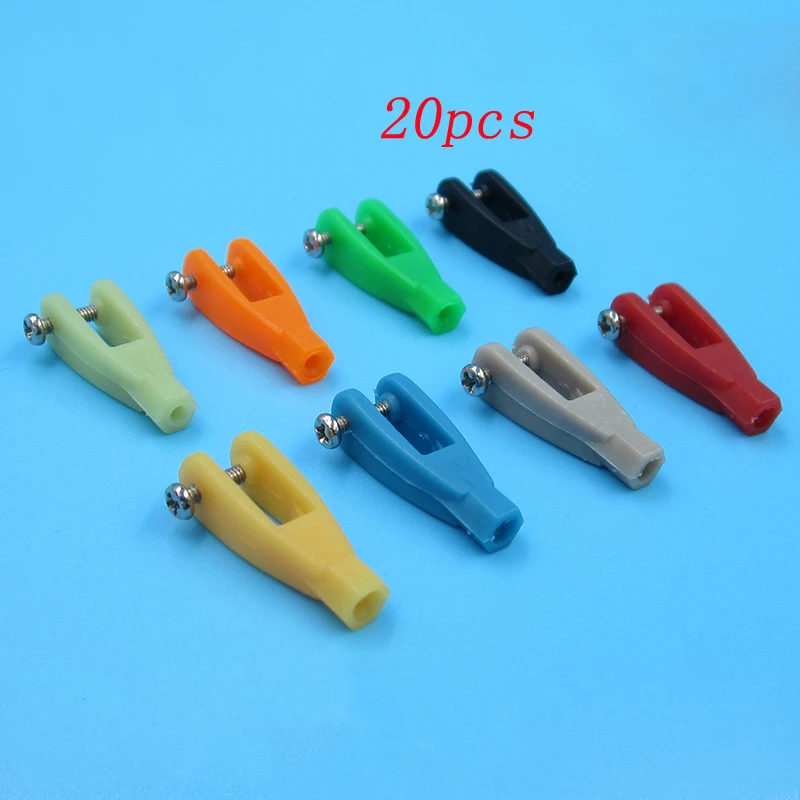 20pcs Servo Linkage Rod Clevis&Coupler U-shaped Nylon Clamp 2/2.5/2.8mm ...