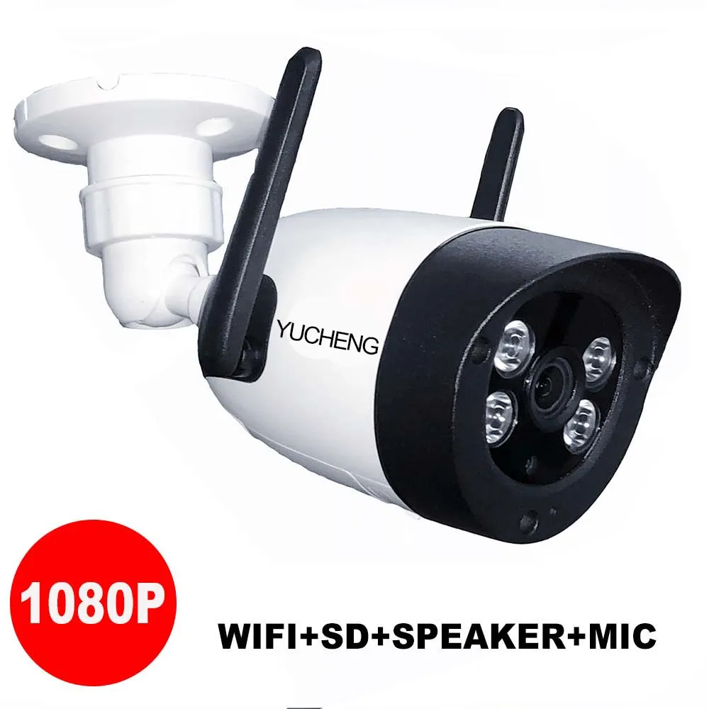 P6SLite-Caméra de surveillance extérieure IP WiFi HD 2MP/1920 p (1080 x ...