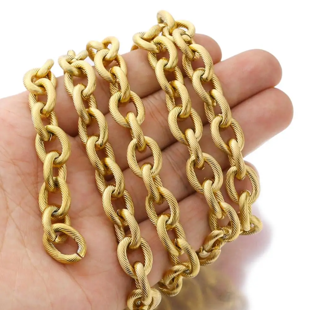 1-Meter-Width-12mm-Stainless-Steel-Cable-Chain-Bulk-Heavy-Circle-Dull ...