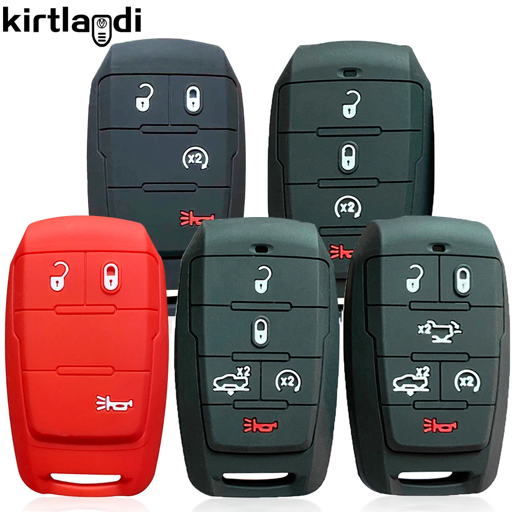3-4-5-Buttons-Remote-Key-Case-Keychain-Shell-Fob-for-Dodge-RAM1500 ...