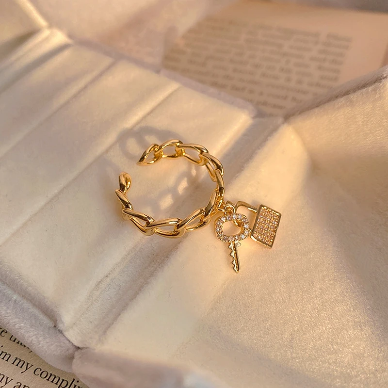 Gold Rings Women 14k Real Gold | 14k Gold Jewelry Real Gold | Opening ...