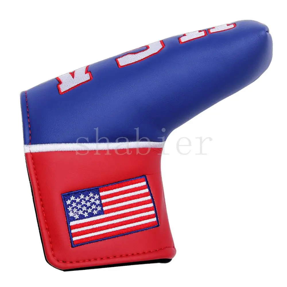 USA Flag Leather Golf Putter Covers for Blade Putter – HeadcoversOnline.com