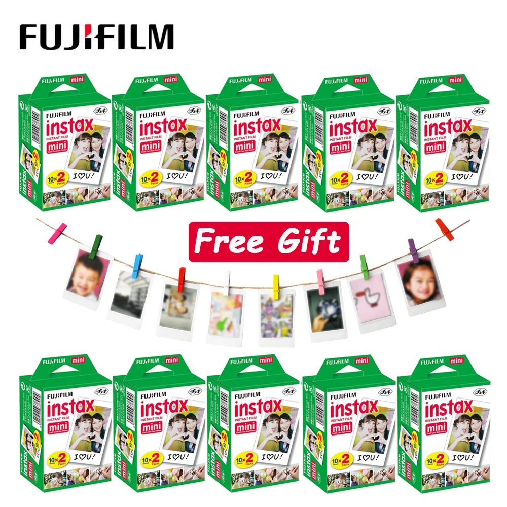 100sheets-Fujifilm-Instax-Mini-Film-White-Edge-Photo-Paper-Film-for ...