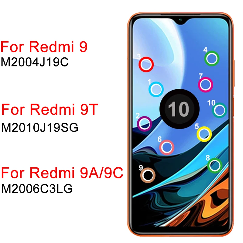 Original-Redmi-9-Display-For-Xiaomi-Redmi-9T-9A-9C-LCD-Display-With ...