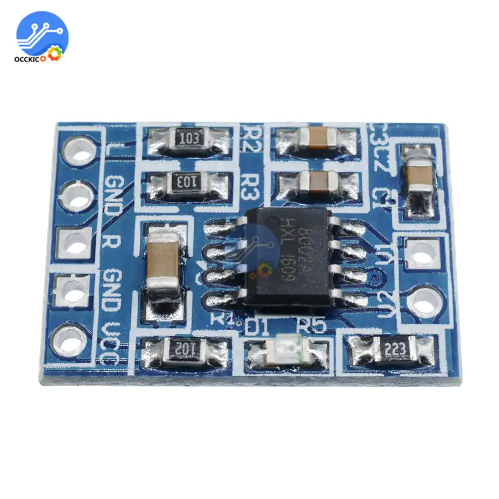 Mini HXJ8002 Mono Amplifier Board BTL Audio Power Sound Voice AMP Board ...