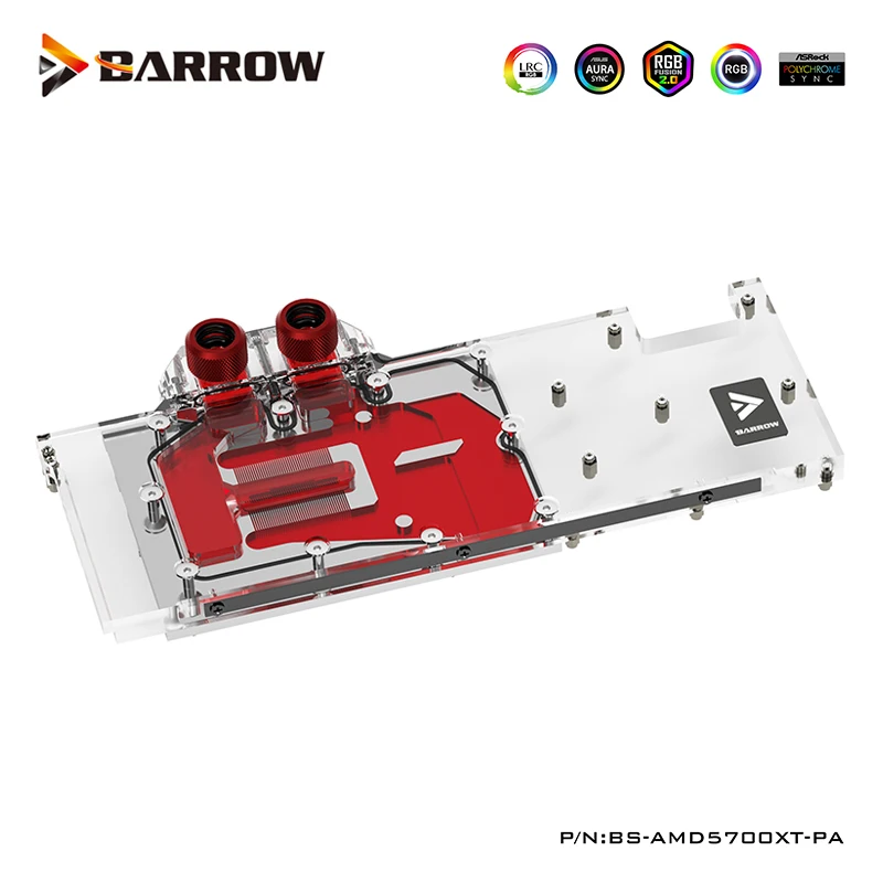Barrow GPU Water Block For AMD Radeon RX 5700 XT AsRock ASUS Radeon RX ...