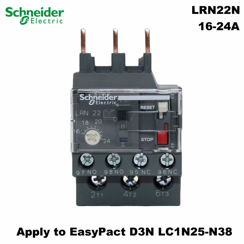 Schneider Electric contactor LRN22N LR N22N 16 24A LC1N EasyPact D3N, relé de sobrecarga térmica ...
