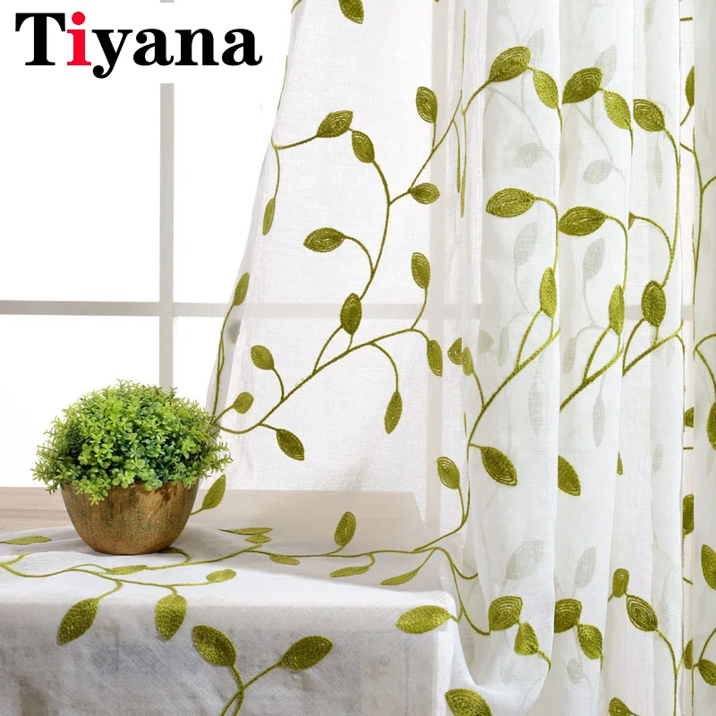 Leaf Pattern Curtains