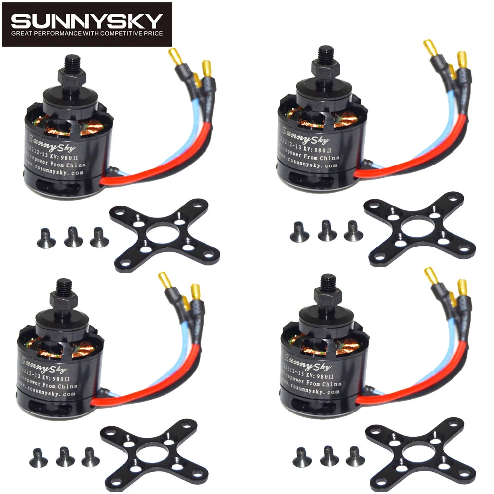 1/2/4 Pcs Sunnysky X2216 2216 880kv 1100kv 1250kv 1400kv 2400kv Ii ...