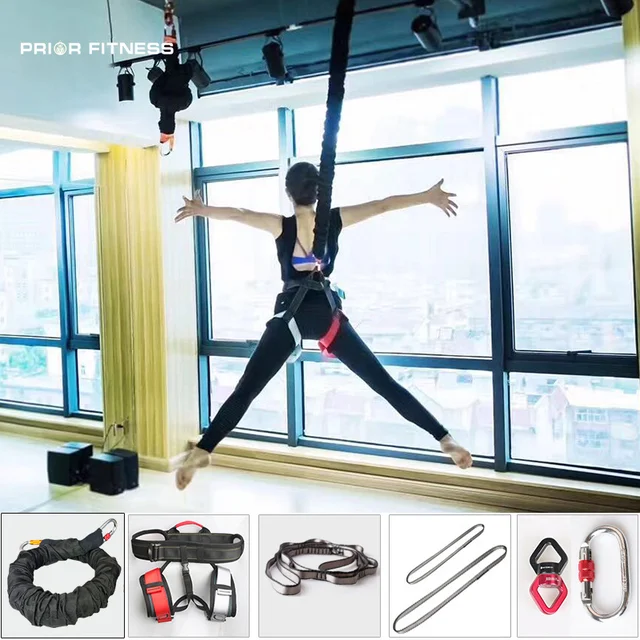 Professional Heavy Bungee Fitness Equipment For Home Gym Yoga Bungee workout Rope Gravity Bungee ...