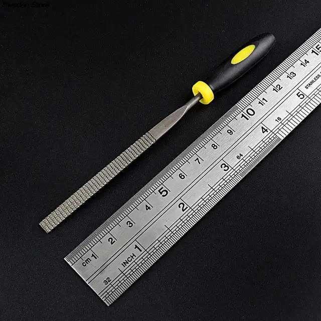6x 140mm Mini Metal Rasp Needle Files Set Wood Carving Tools for Steel ...