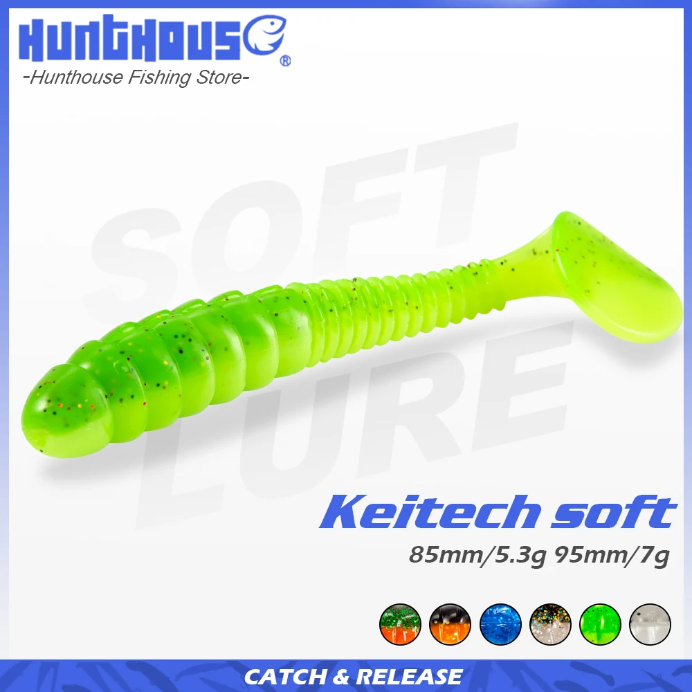 Hunthouse-5pcs-bag-keitech-Swing-Impact-85-95mm-5-3-7g-Soft-Lure ...