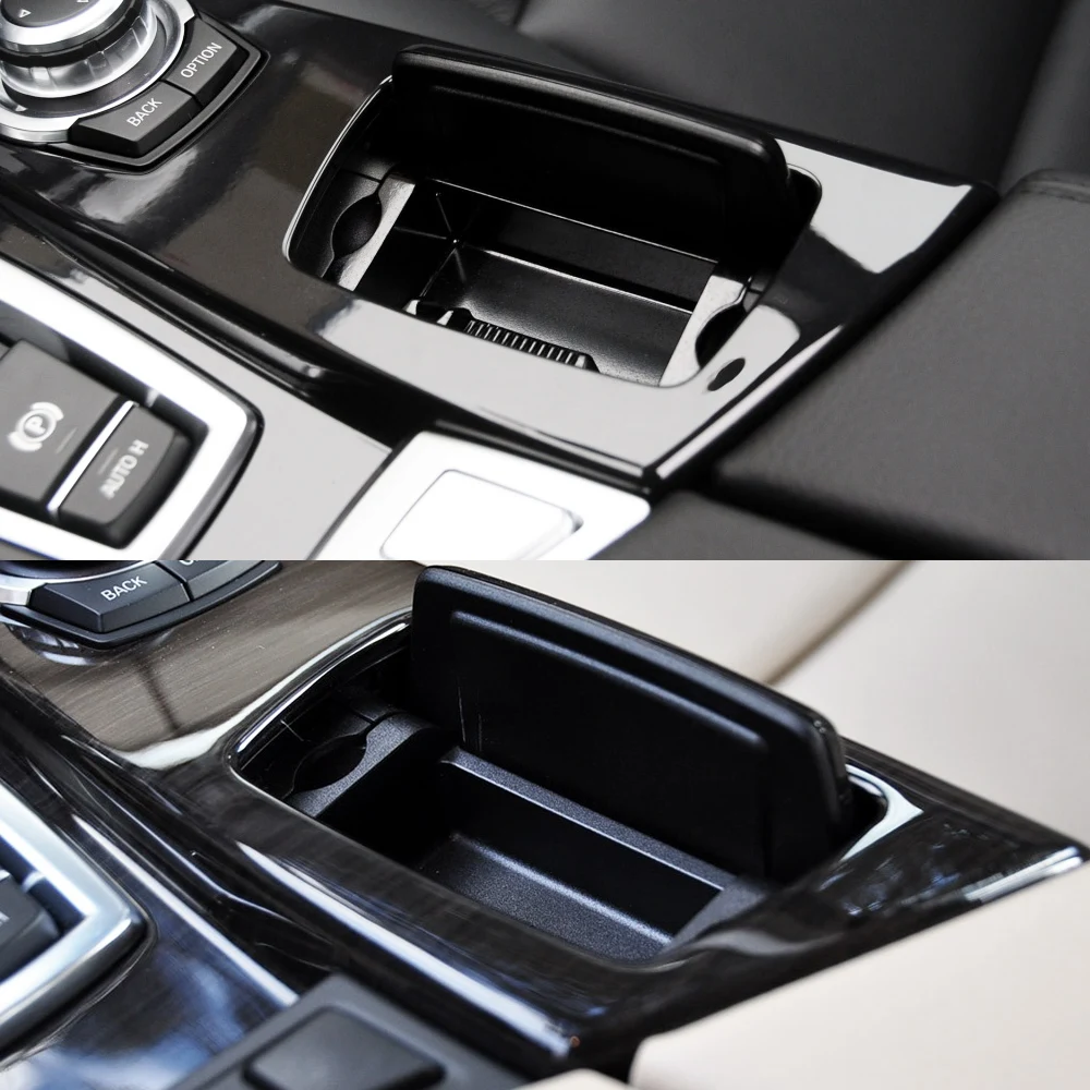 CENDRIER,Ashtray--Ensemble de boîte à cendrier ABS de Console centrale ...