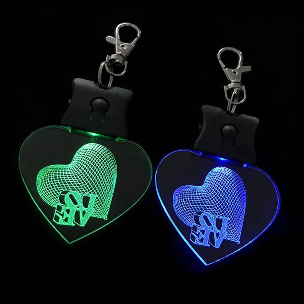 Acrylic-Luminous-Key-Chain-Three-Color-Dimming-Night-Light-Custom-LOGO ...