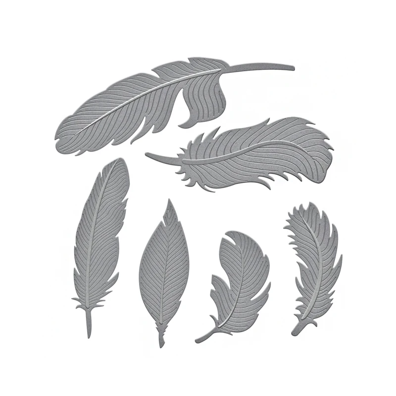 Feather-die-cutting-metal-cutting-mold-DIY-scrapbook-photo-album-paper ...