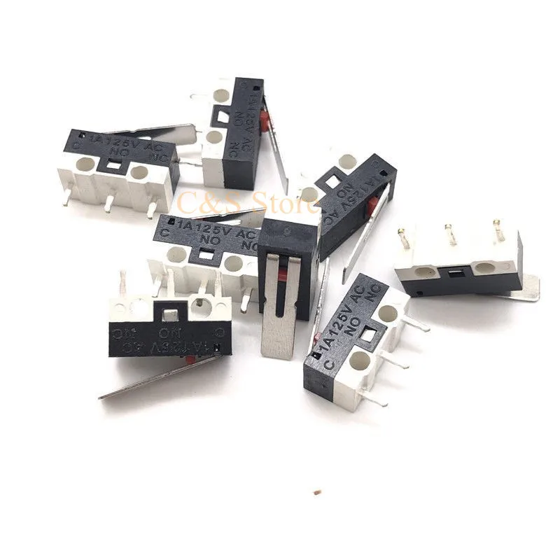 10pcs Limit Switch Push Button Switch 1A 125V AC 2A 125V AC Mouse ...