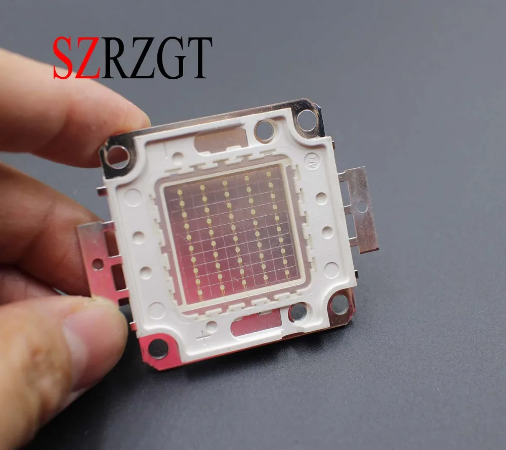 High Power LED Chip Blue 460nm 10W 20W 30W 50W 100W for DIY Light Plant ...