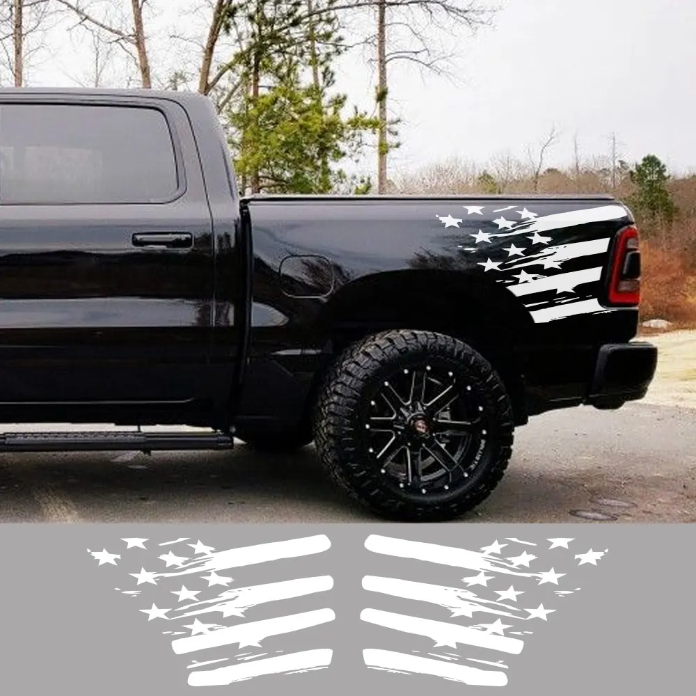 American Flag Truck Graphics