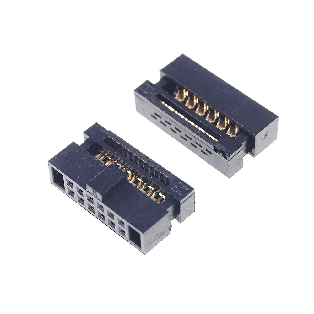 20 Pcs 0.050" 1.27mm 12 Pin Dual Row IDC Connector 2x6 P 12 Position ...