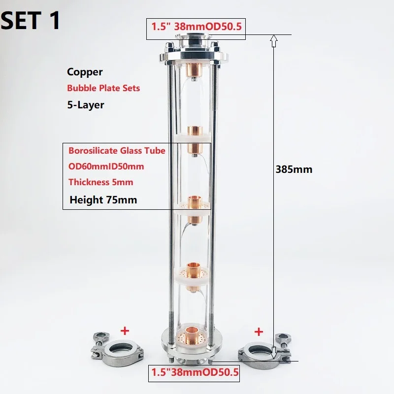 1-5-38mm-OD50-5-Distillation-Tower-For-Household-Wine-Making-Height ...