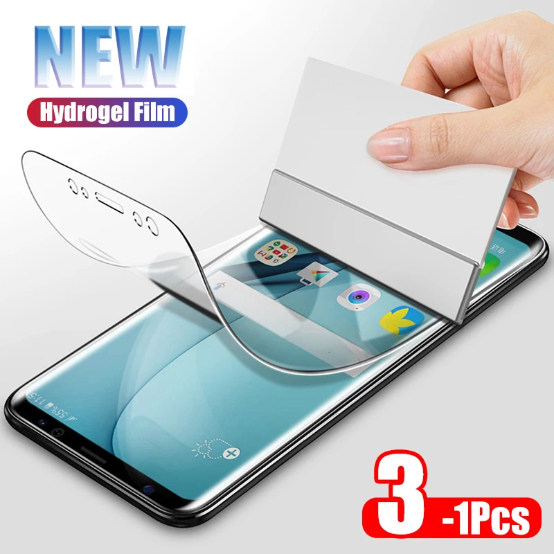 삼성 갤럭시 S10 S9 S8 플러스 S10e S20 노트 10 9 8 용 소프트 스크린 프로텍터 하이드로겔 필름 삼성 S7