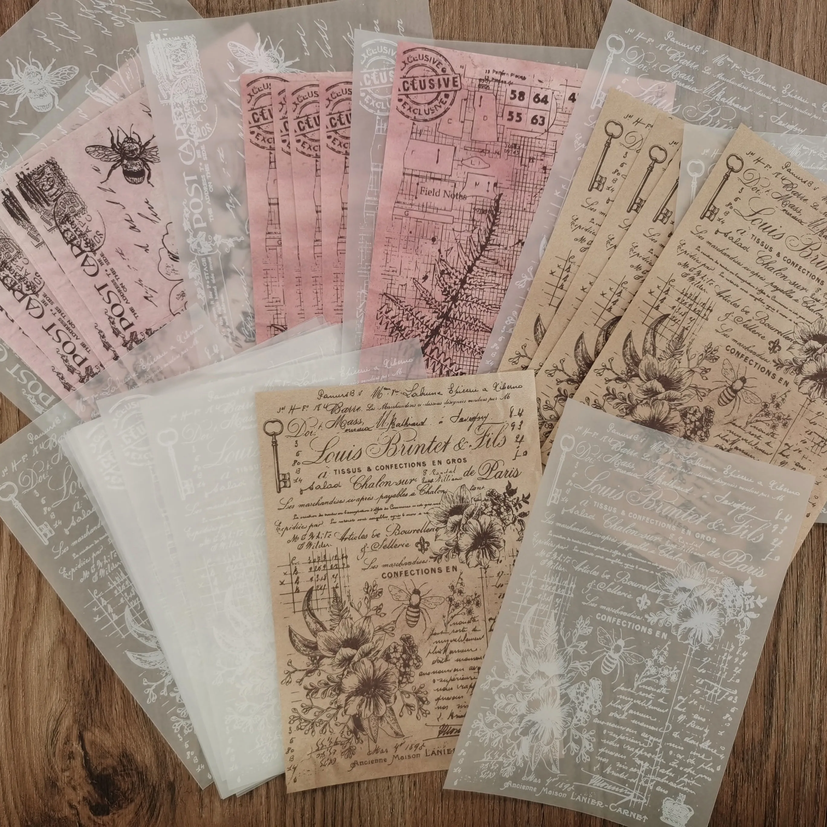 Vintage Paper Texture Writing