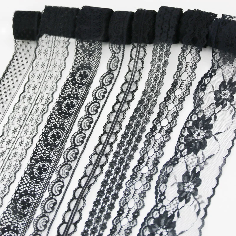 10-yards-roll-Black-lace-fabric-ribbon-Webbing-Decoration-Lovely-gift ...