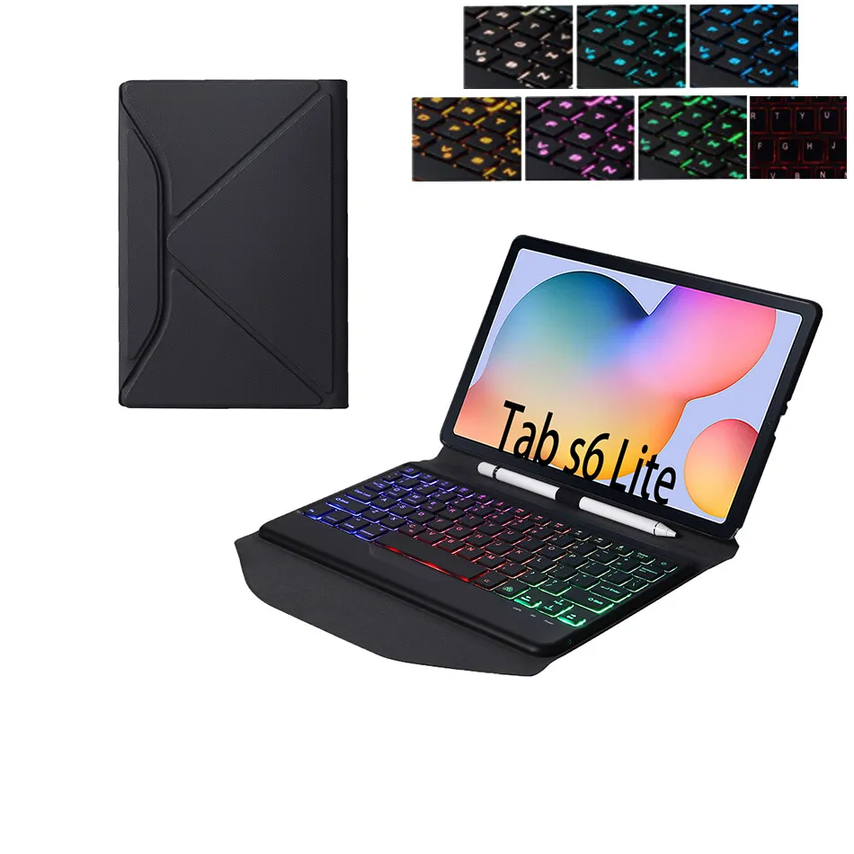 Bluetooth Keyboard Case Samsung Galaxy Tab S6 Lite - Case Keyboard ...