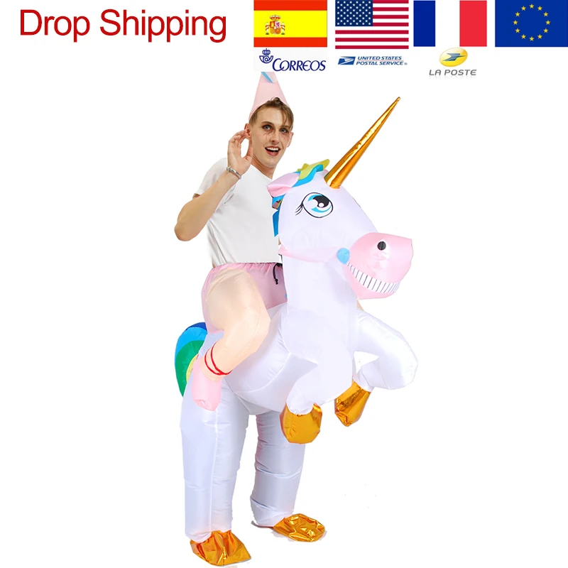 Unicorn Inflatable Costumes Carnaval Princess Outfit Purim Party Fancy ...