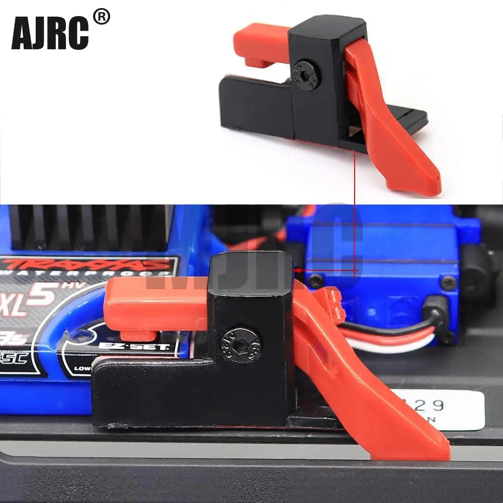 Ajrc Esc Easy Start Trigger Power Switch For 1/10 Rc Crawler Car ...