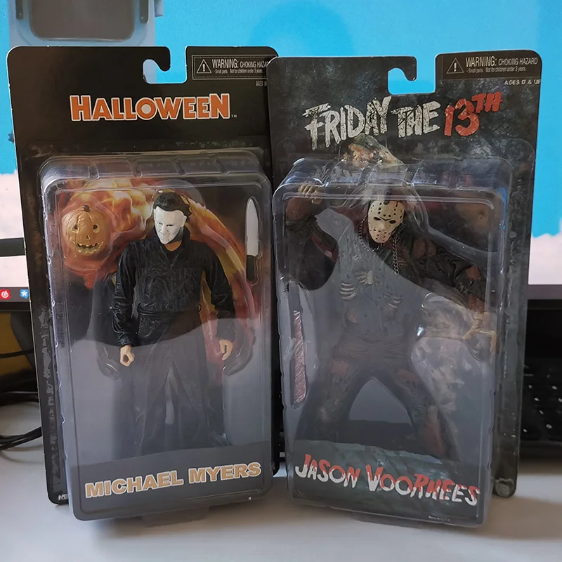 NECA Jason Voorhees Part 7 The New Blood / Halloween Michael Myers 7 ...