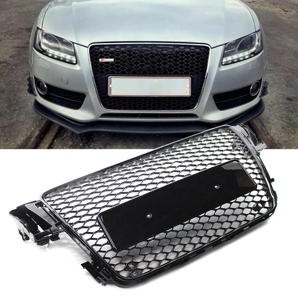 RS5 Style Car Front Bumper Grille Honeycomb Sport Styling Mesh Hex ...