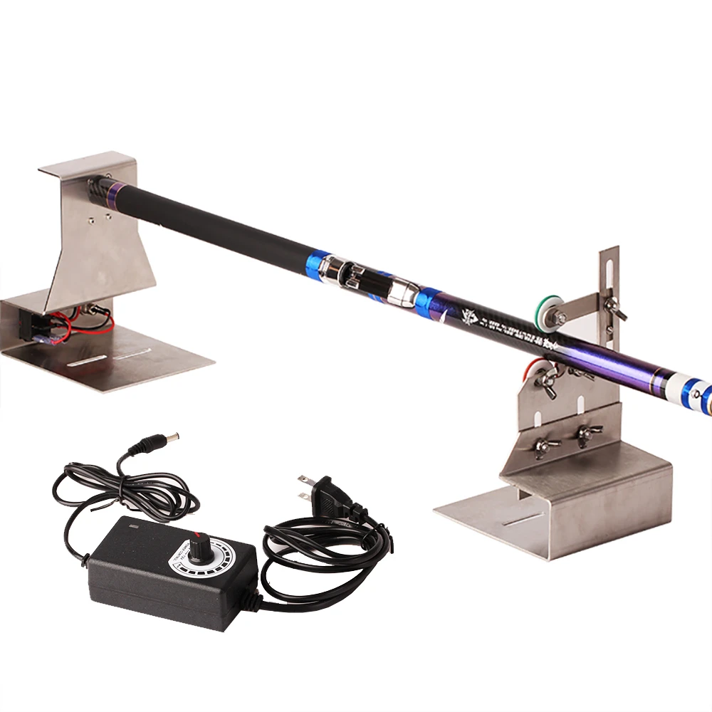 Electric Rotating Fishing Rod Making Winding Machine Fishing Rod ...
