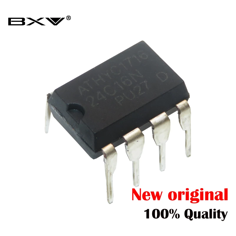 (10piece) AT24C16N 24C16N 24C16 AT24N16 DIP 8 EEPROM (2048x8) 16K 1.8 5 ...