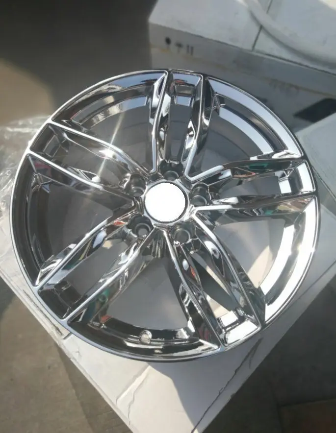 Chrome 18 Inch 5x112 Car Alloy Wheel Rims Fit For Audi A3 A4 A5 A6 S2 ...