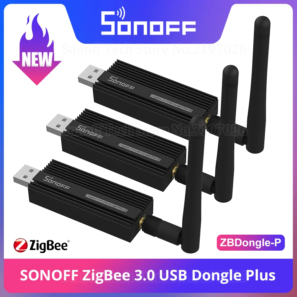 1-5PCS-SONOFF-ZB-Dongle-P-Zigbee-3-0-USB-Dongle-Universal-ZigBee ...