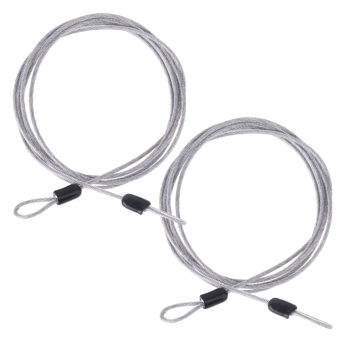 Security Safety Cable 2pcs Loop Lock Wire Steel Coated Ties - AliExpress