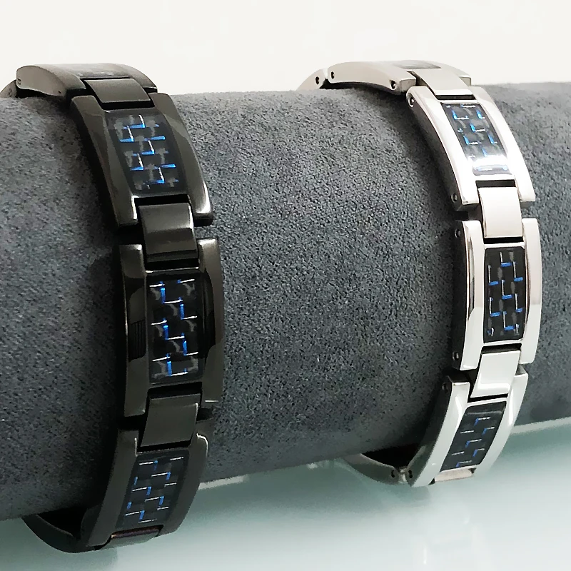 Germanium-Energy-Health-Care-Bracelets-magn-tiques-pour-hommes-fibre-de ...