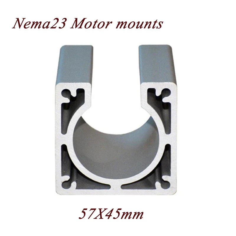 CNC NEMA 23 Stepper Motor Accessories Mounts Bracket Support Shelf ...